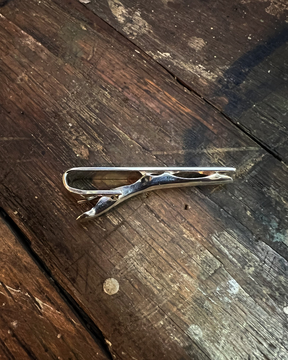 U.S. - Sterling Silver Tie Clip with Hand-Cut Indian Head Nickel – R&R ...