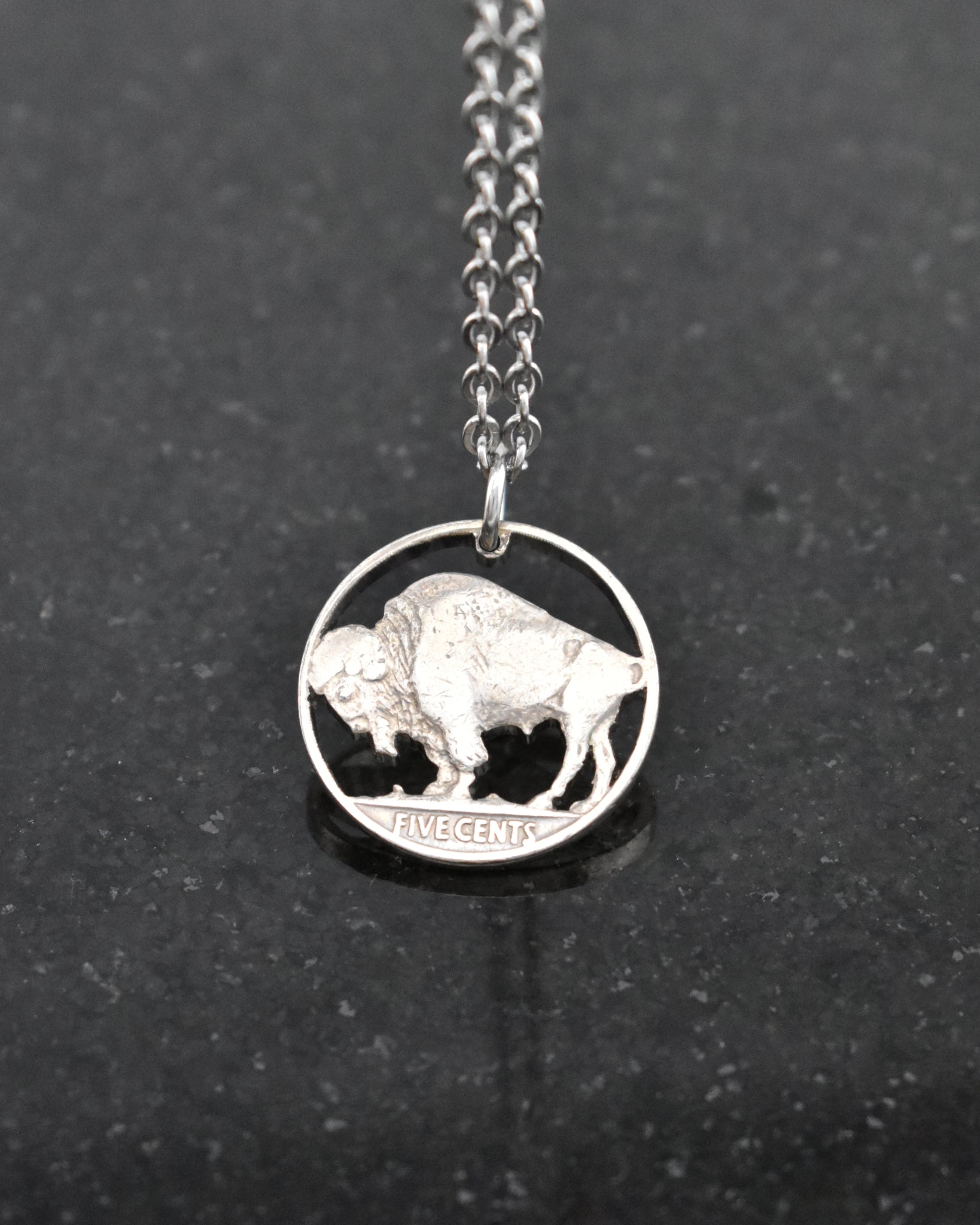 U.S. - Buffalo Nickel Cut Coin Pendant – R&R Legacy Studio